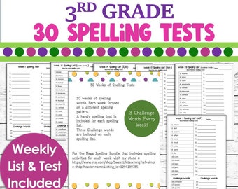 Homeschool Teacher Spelling Book Workbook Planner Weekly Spelling Words ...