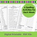 3rd Grade Spelling Worksheets/ 6 Weeks of Spelling Lists/ Spelling ...