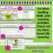 3rd Grade Spelling Worksheets/ 30 Weeks of Spelling Lists/one Year of ...