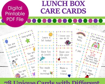 Lunch Box Cards | Etsy