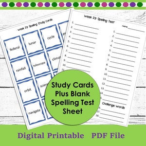 3rd Grade Spelling Worksheets: 30 Weeks of Activities & Tests (digital ...
