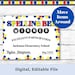 Editable Spelling Bee Award Certificate: Printable Winner Template ...