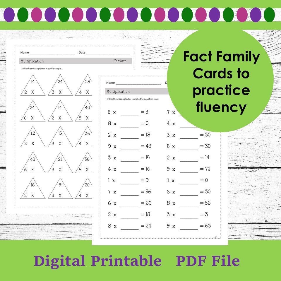 Multiplication Workbook Printable, How Multiplication is Learned ...