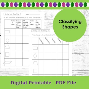 3rd Grade Geometry/math Printable Worksheets/geometry for Third Grade ...