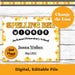 Editable Spelling Bee Award Certificate: Printable Winner Template ...