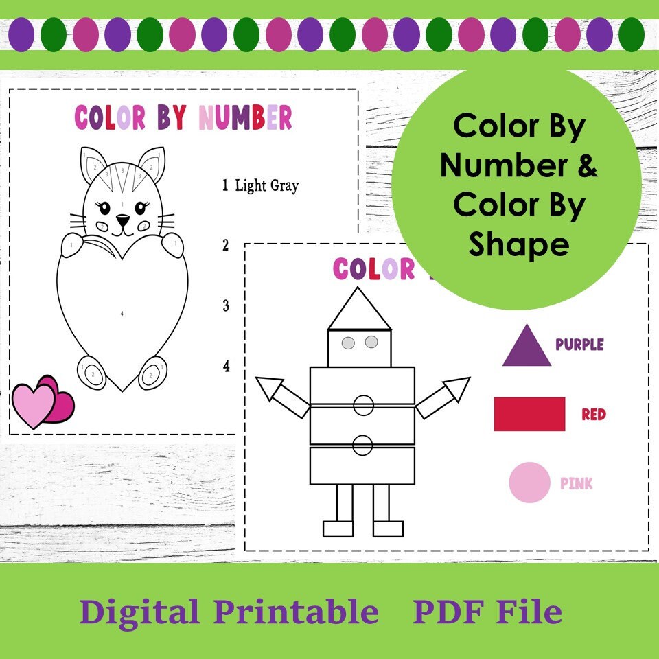 Preschool and Pre-k Valentines Math Activities/math Printable ...