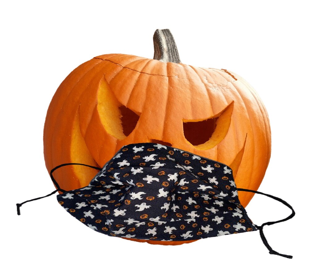 Halloween Face Masks / Adjustable Ear Loops / Reversible / Optional ...