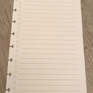 To Do Lists Disc-bound Planner Refill - Etsy