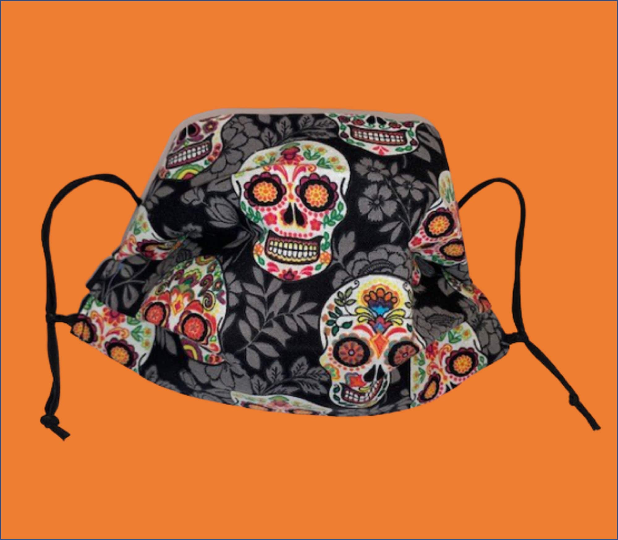 Halloween Face Masks / Adjustable Ear Loops / Reversible / Optional ...