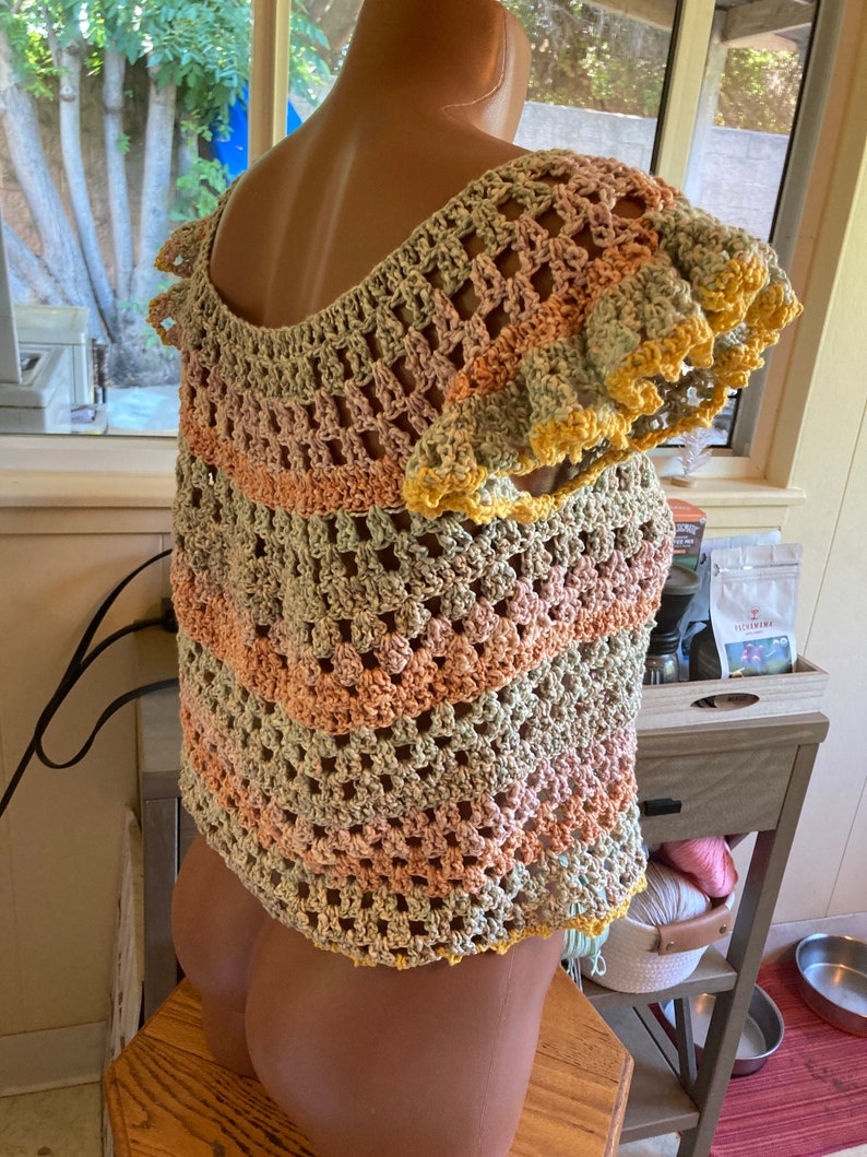 Crochet Kira Top (full Length) - Etsy