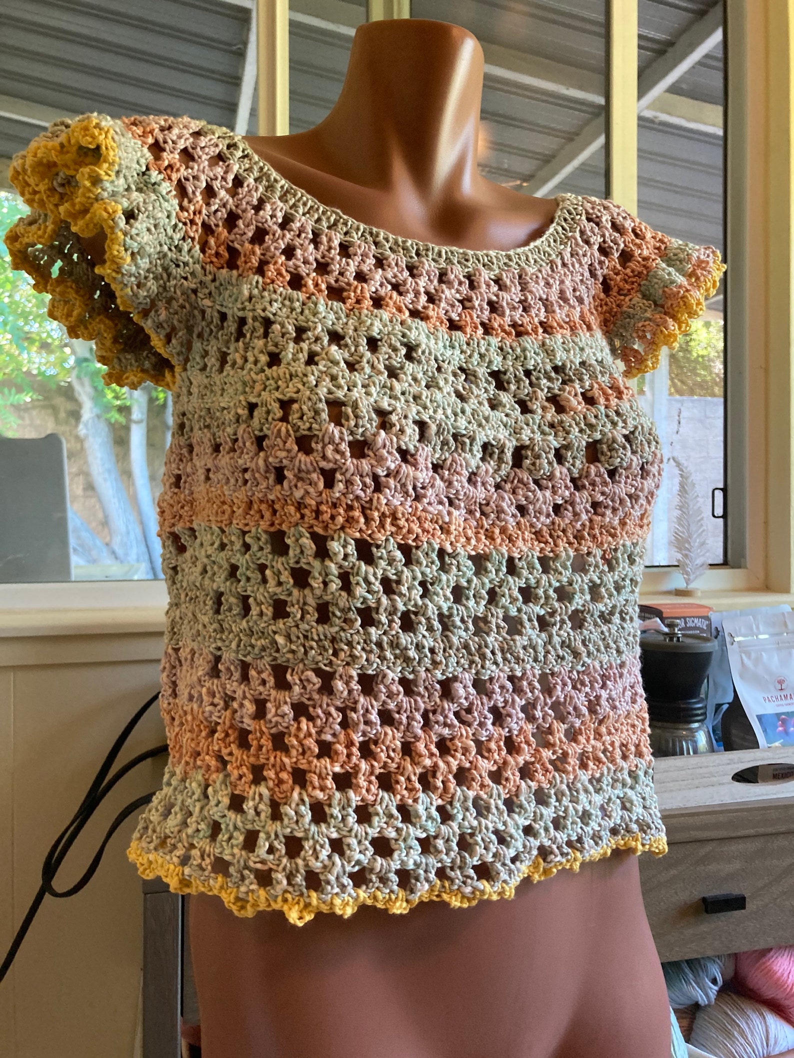 Crochet Kira Top (full Length) - Etsy