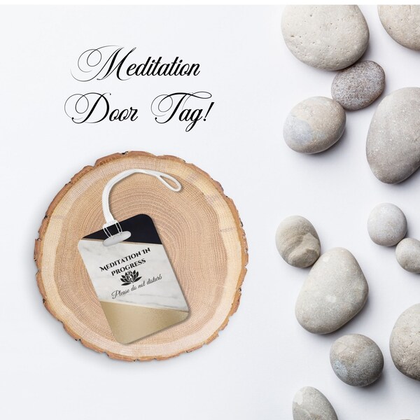Meditation Sign - Etsy