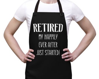 Retirement Gift Apron - Etsy