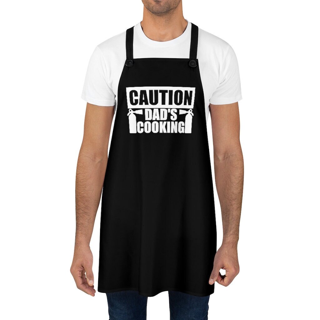 Funny Cooking/ BBQ Apron for Dad, Caution Dad's Cooking Apron, Birthday ...