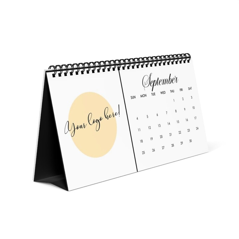 Personalized LOGO or Company Desk Calendar Custom Swag Gift - Etsy