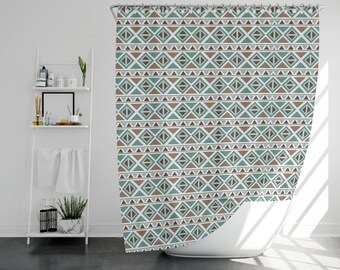 Aztec Shower Curtain - Etsy