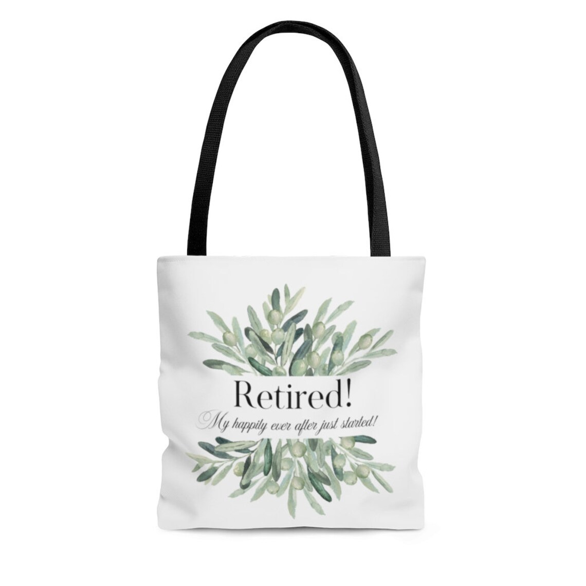 Funny Retirement Tote Bag Floral Retirement Tote Happily - Etsy