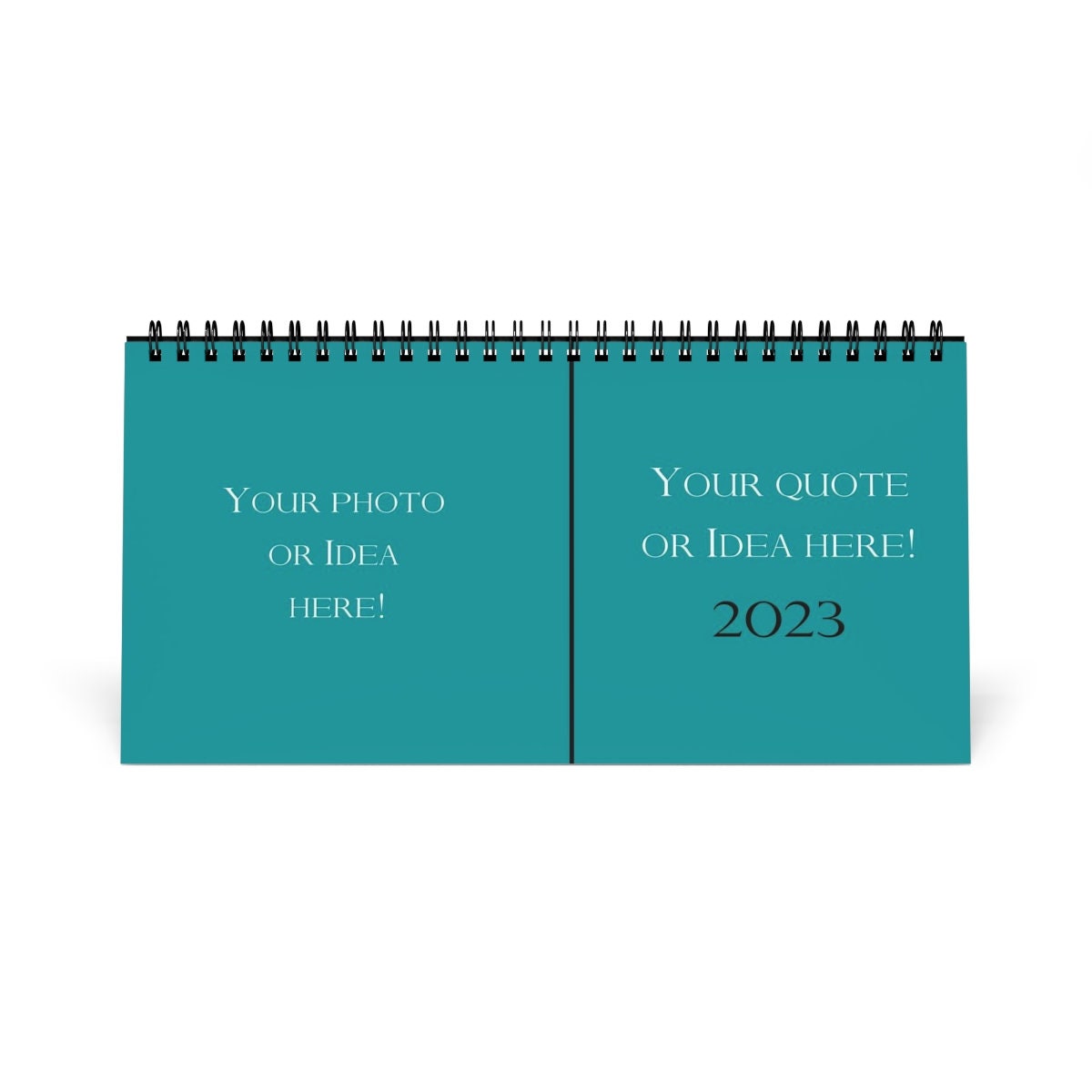 Personalized Your Design Photo Quote Desk Calendar, Gift Calendar sold ...