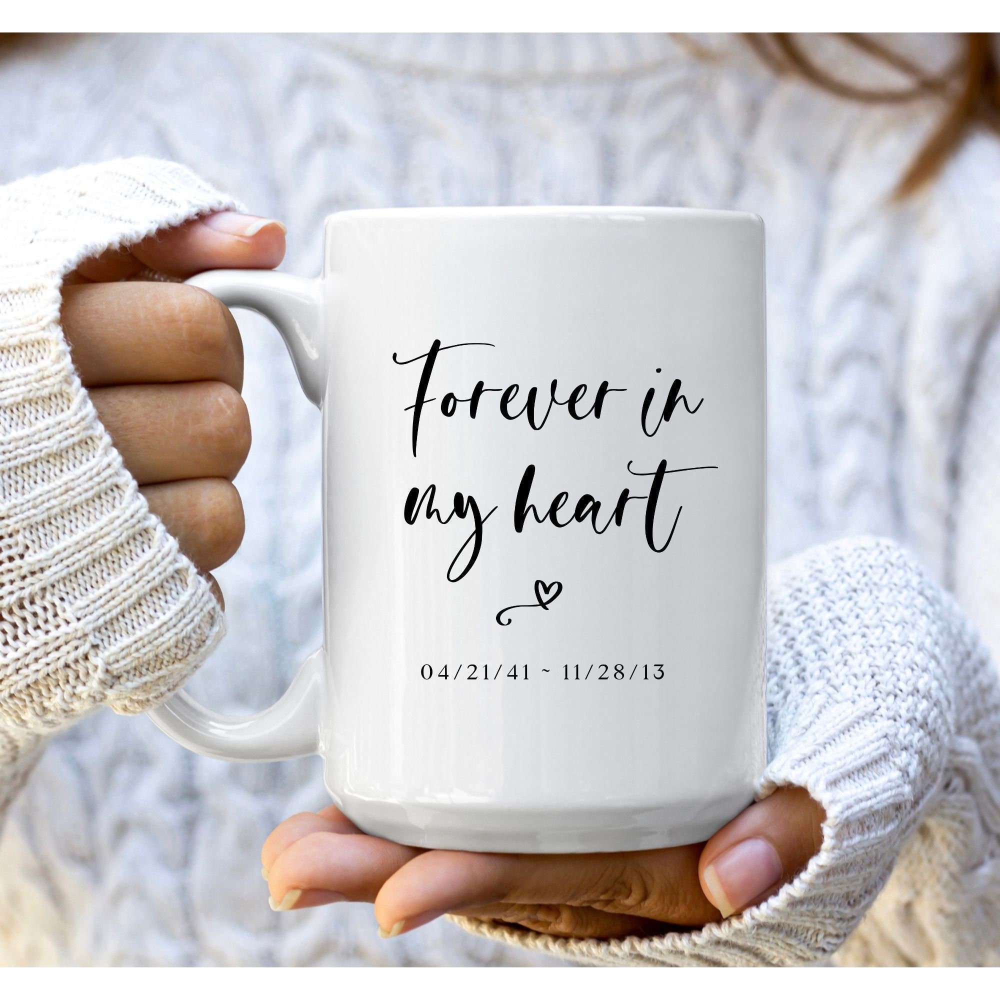 Personalized Photo Memorial Mug Sympathy Gift Memorial Gift - Etsy