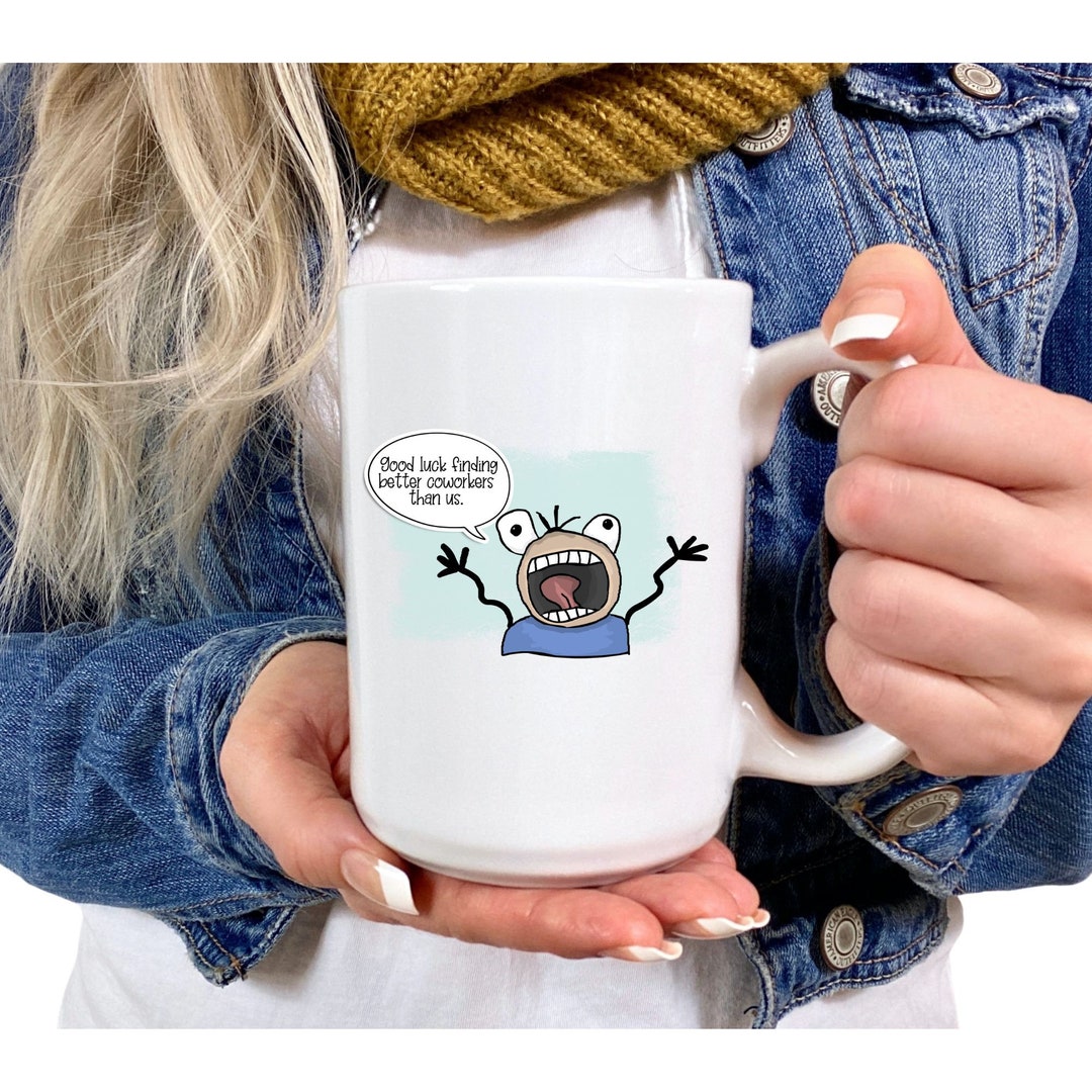 Funny Goodbye Mug for Co Worker, Farewell Gift, Employee Mug, Good Luck ...