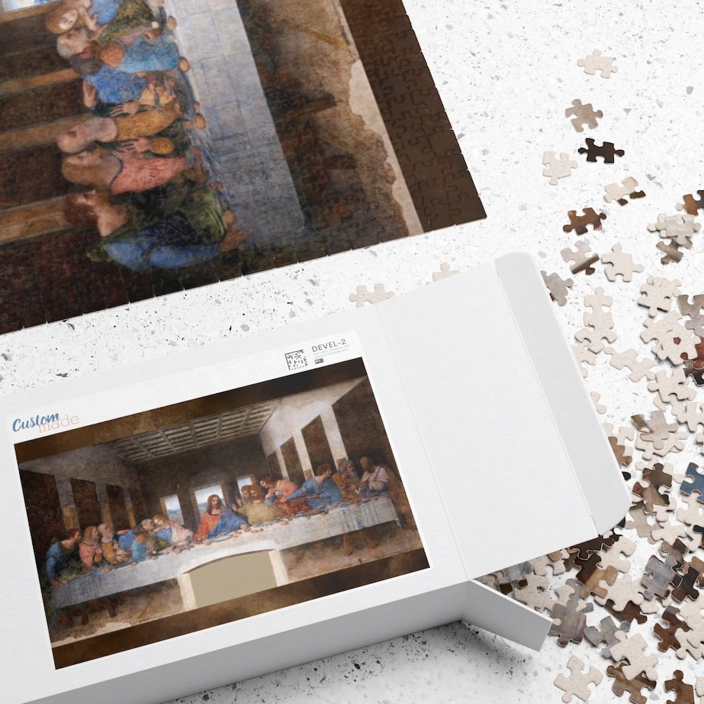 The Last Supper Puzzle 4 Sizes Custom Jigsaw Puzzle - Etsy