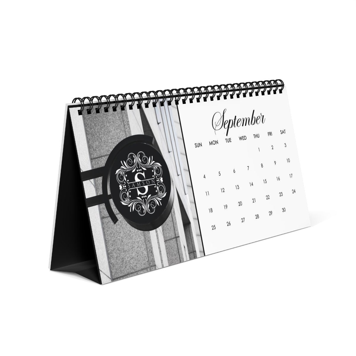 Personalized Business or Personal Desk Calendar, Every Month Name ...