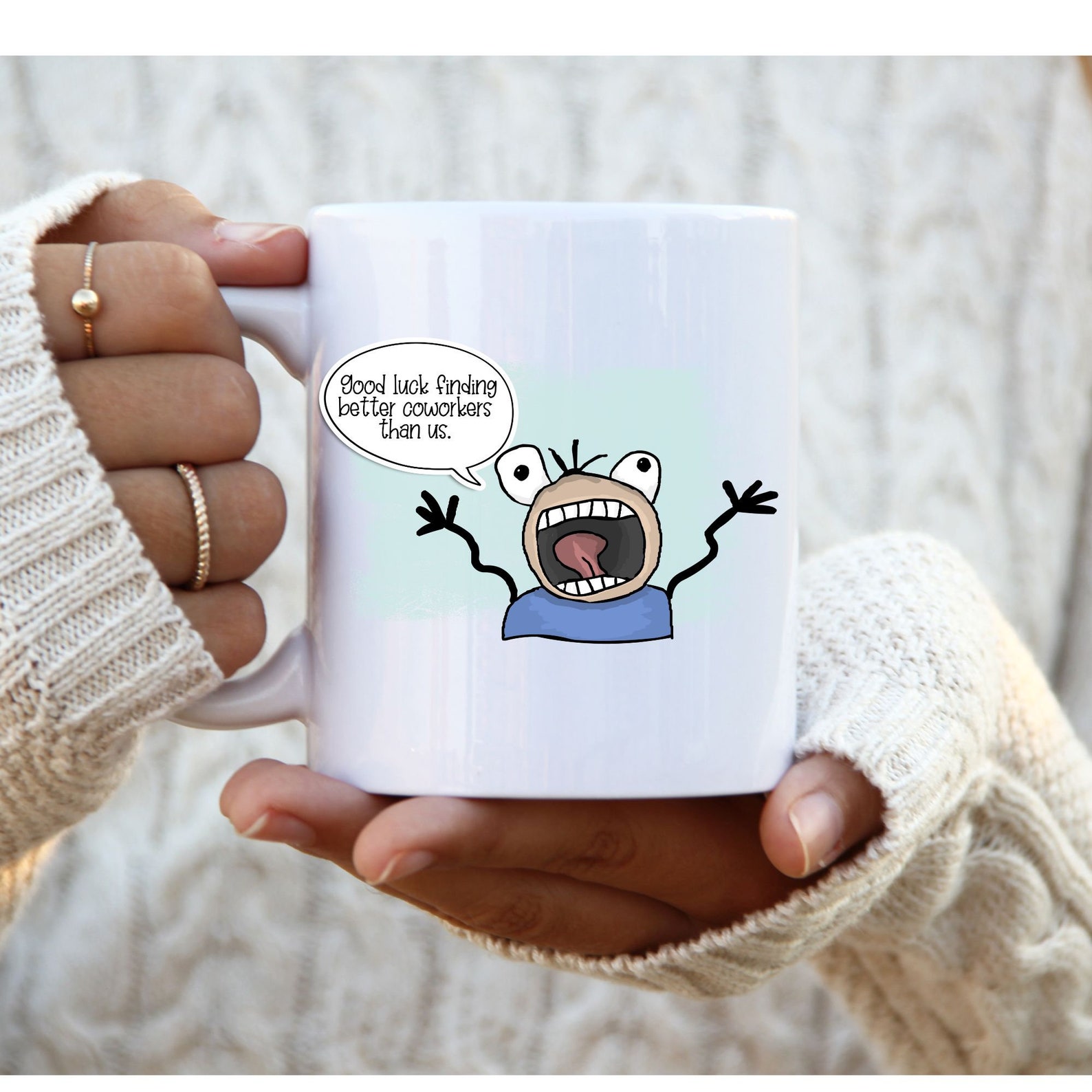Funny Goodbye Mug for Co Worker, Farewell Gift, Employee Mug, Good Luck ...