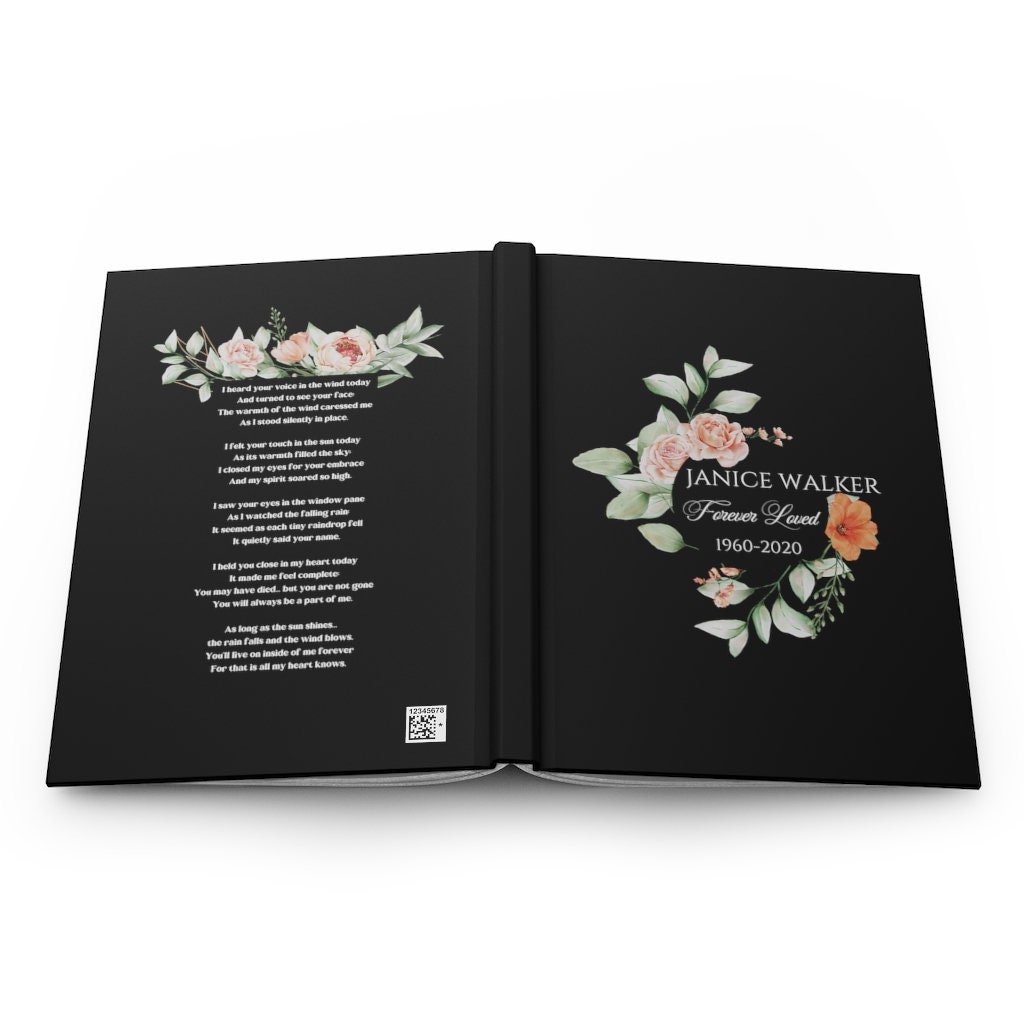 Personalized Memorial Journal Custom Sympathy Gift I Heard - Etsy