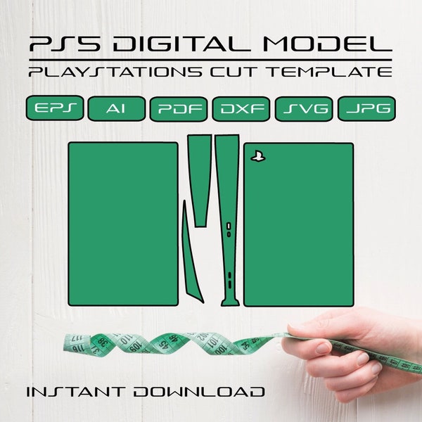 Ps5 Skin Template - Etsy