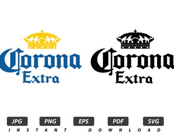 Corona Extra Logo SVG, PNG, JPEG - Etsy España