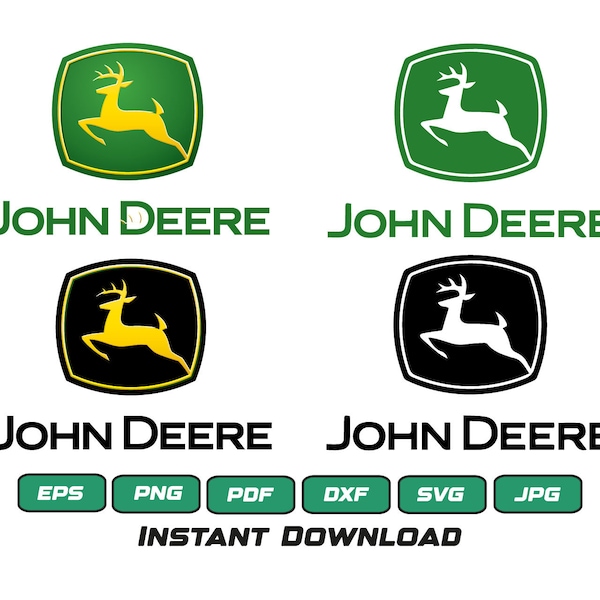 John Deere Tractor Svg - Etsy