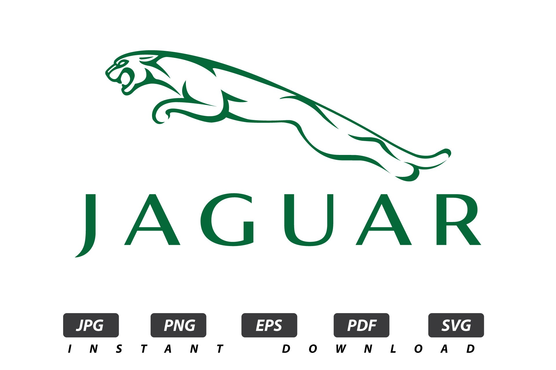 Jaguar Vector / Instant Download / Print Cut Template / Svg / Eps / Pdf ...