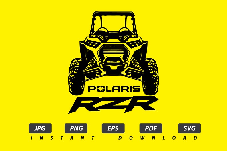 Polaris Rzr Print Cut Vector Template Instant Digital Download SVG PNG ...