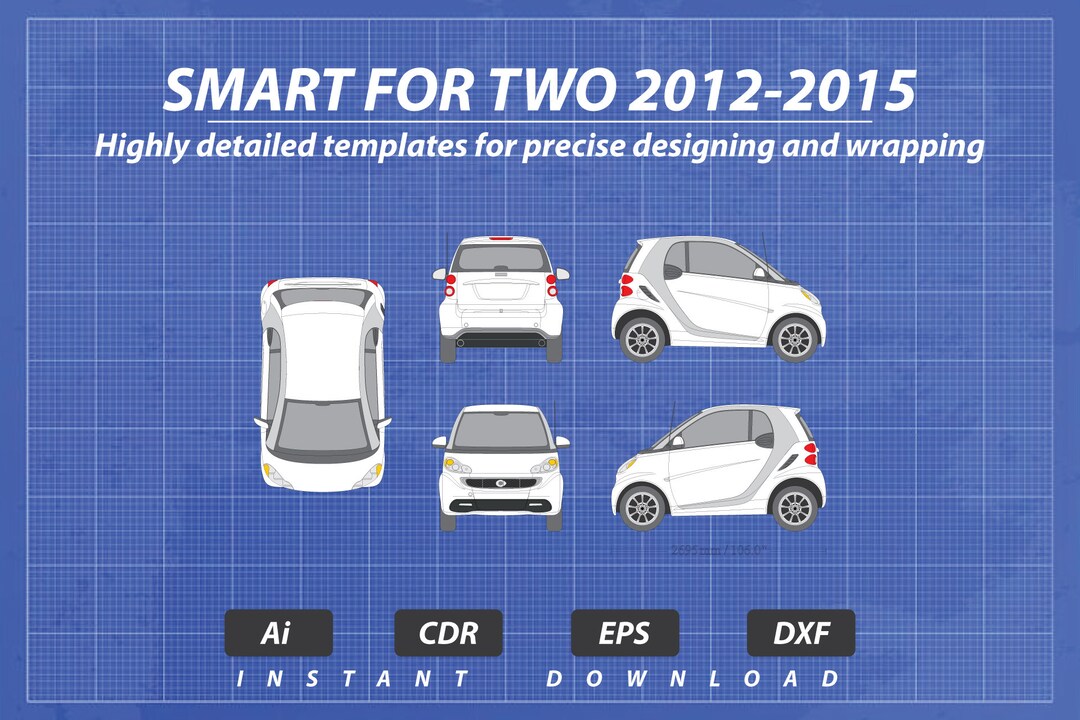 Smart for Two 2012 2015 / Maßstab 1:20 / Instant Download ...