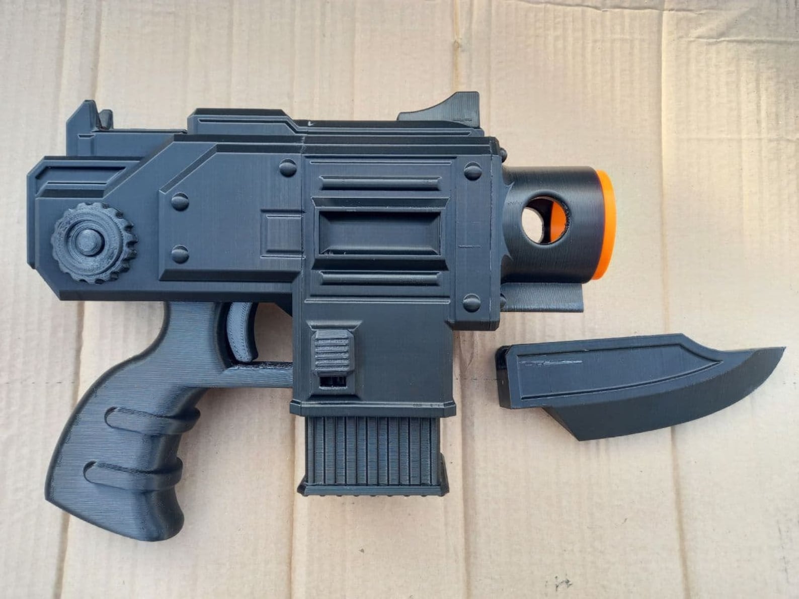 Bolt Pistol Tigrus with blade full functional model | Etsy