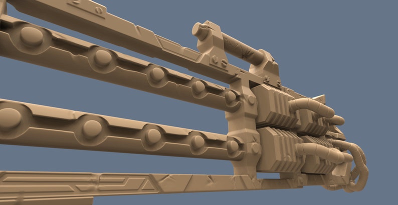 Warhammer Necron Inmortal's Heavy Gauss Rifle 3D Printed | Etsy