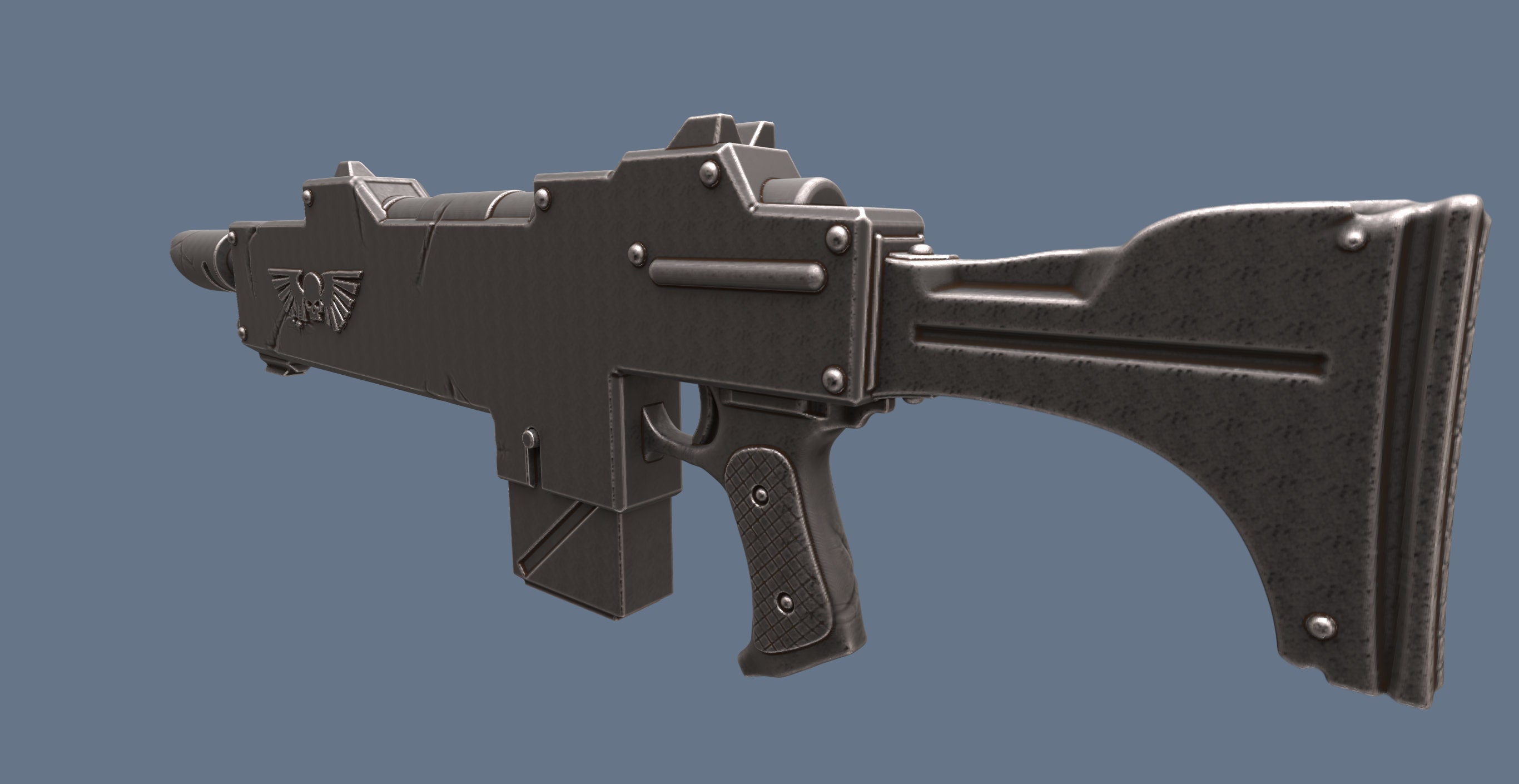 M36 Lasgun Kantrael pattern 3D Model for printing | Etsy