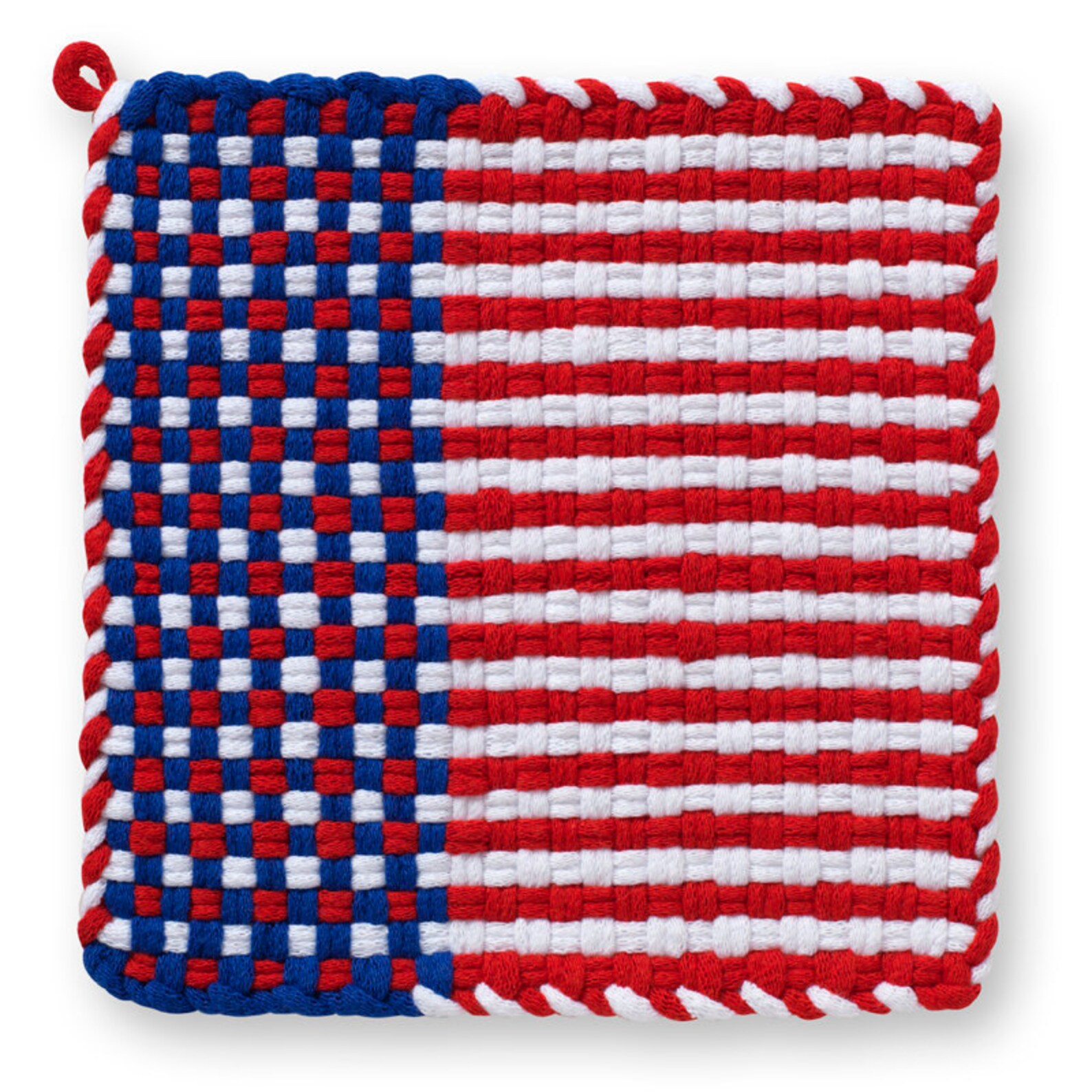 Flag Pot Holder Hot Pad Kitchen Ware Handcrafted - Etsy