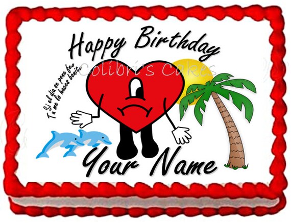 Personalized Edible Cake Topper Icing Frosting Sugar Sheet - Etsy