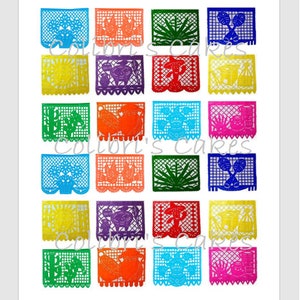 Edible Icing Frosting Sugar Sheet Mexican Paper Decorations Fiesta ...