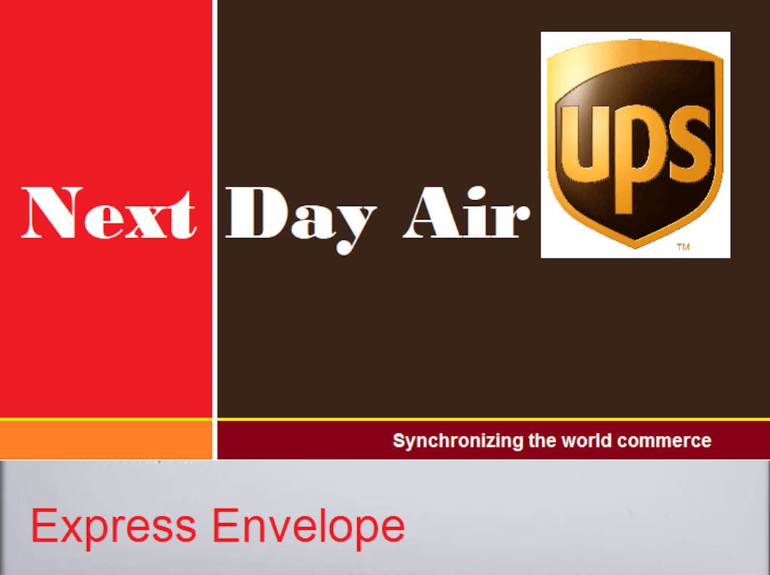 UPS Next Day Air Express Shipping Upgrade! You Have to Add Your Item ...