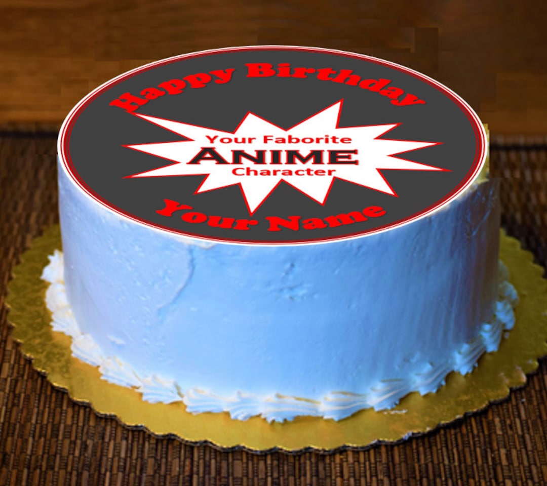Anime Edible Cake Topper Edible Print Icing Frosting Sugar Sheet for ...