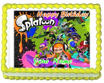 Splatoon Cake | Etsy
