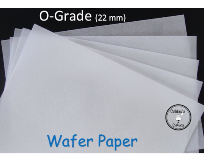 Wafer Paper Sheets/ Edible Paper for Cake Decorating. Plain. Vegan. for ...