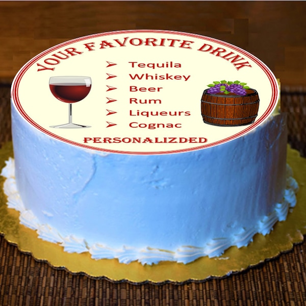 Hennessy Cake Topper - Etsy