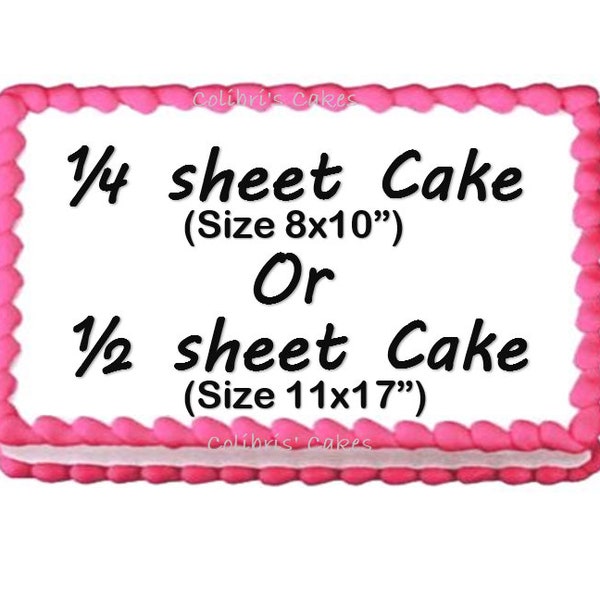 Sugar Icing Sheet - Etsy
