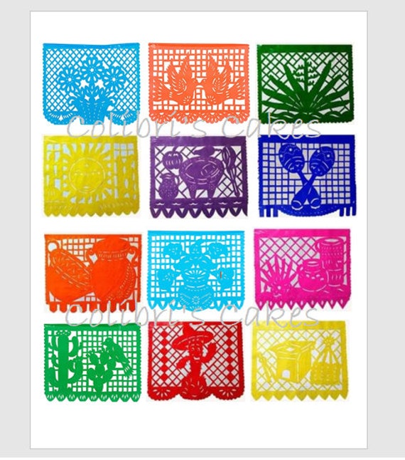 Edible Icing Frosting Sugar Sheet Mexican Paper Decorations - Etsy