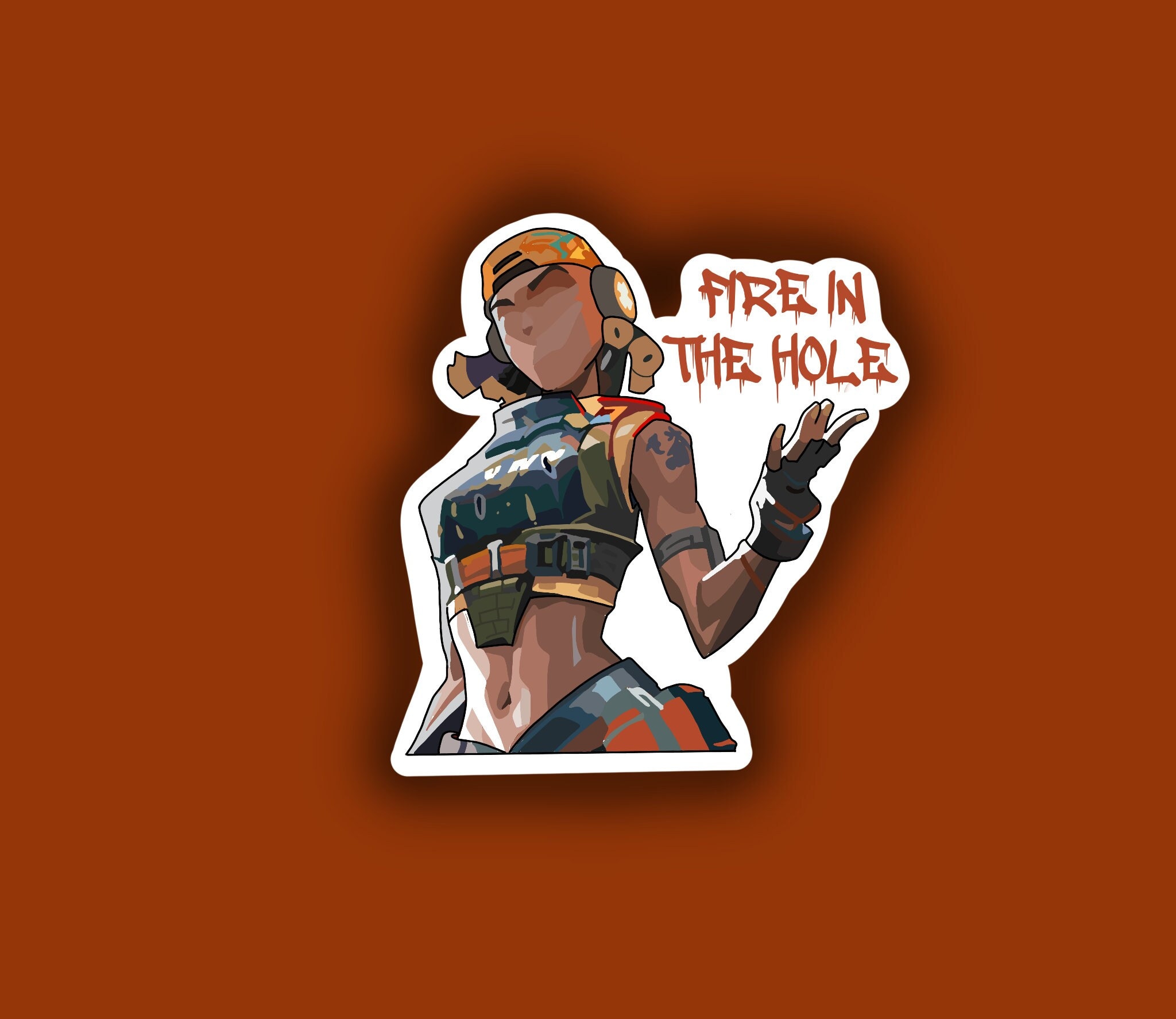 Raze Fire in the Hole Valorant Sticker | Etsy