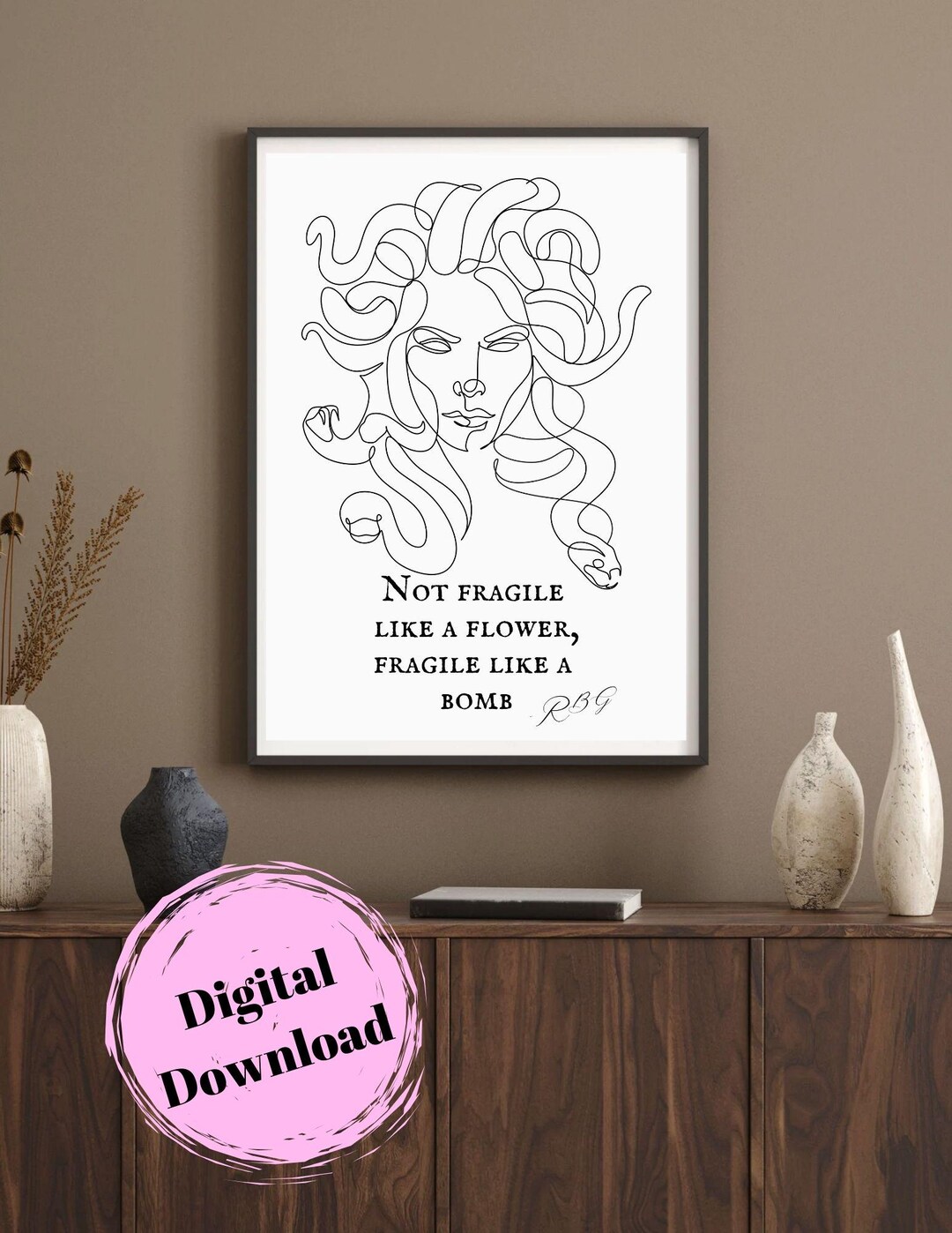 Ruth Bader Ginsburg Quote Printable, Feminist Print, Female Empowerment ...