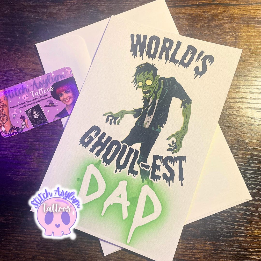 Ghoul Father's Day Card | World's Coolest Dad Best Papa Celebrate ...